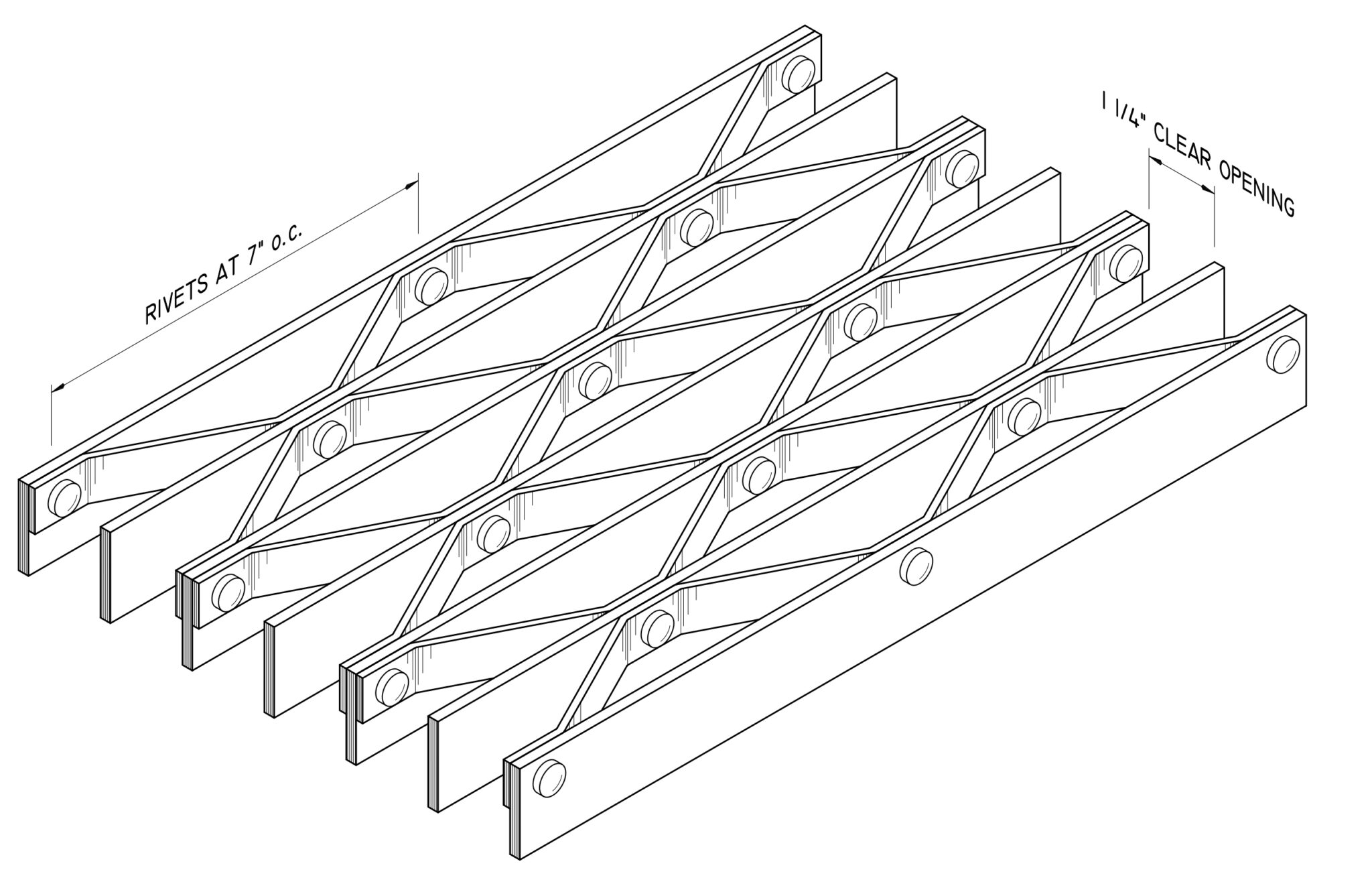 Riveted Gratings | Heavy-Duty Industrial Grating Solutions