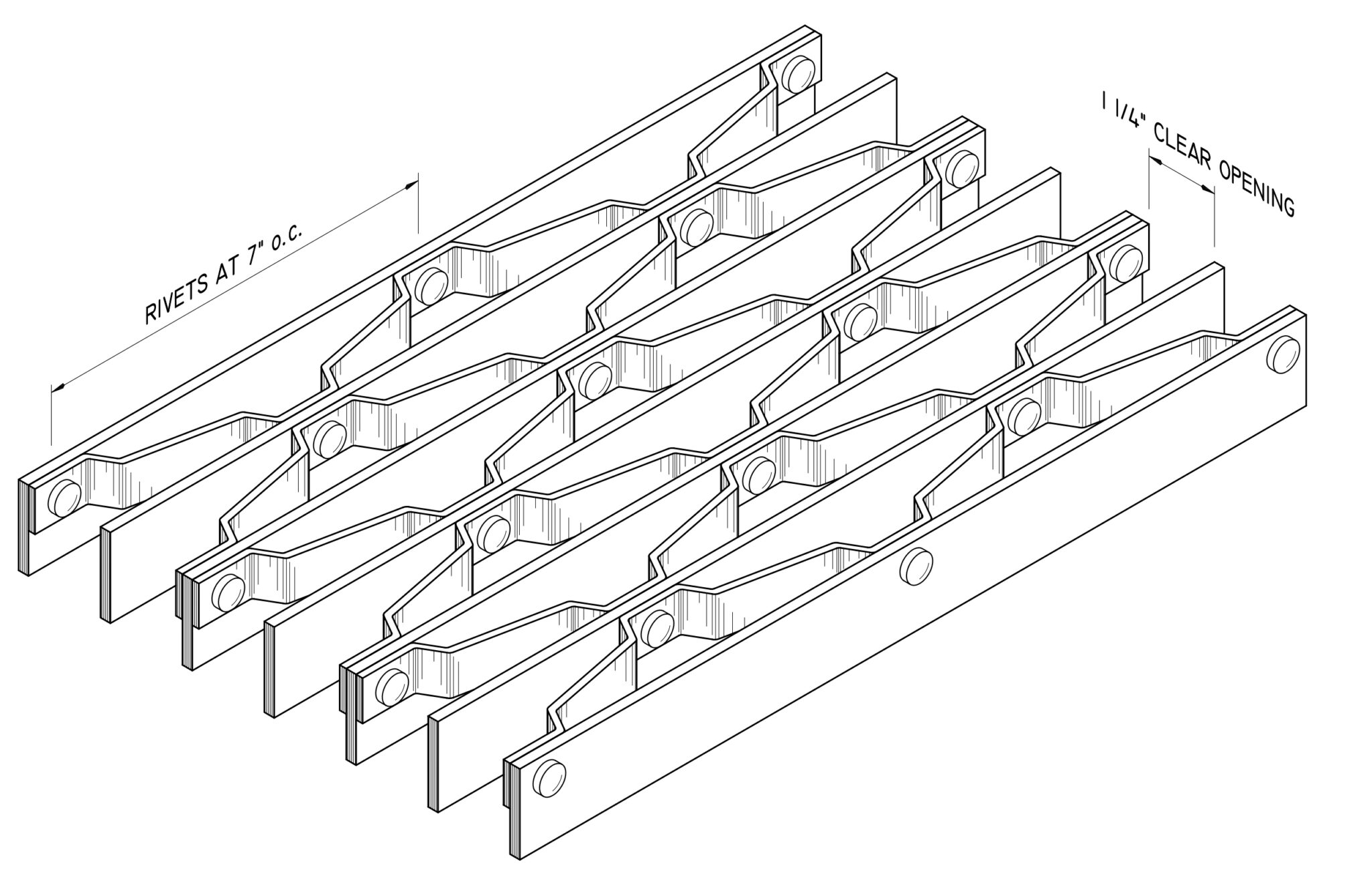 Riveted Gratings | Heavy-Duty Industrial Grating Solutions